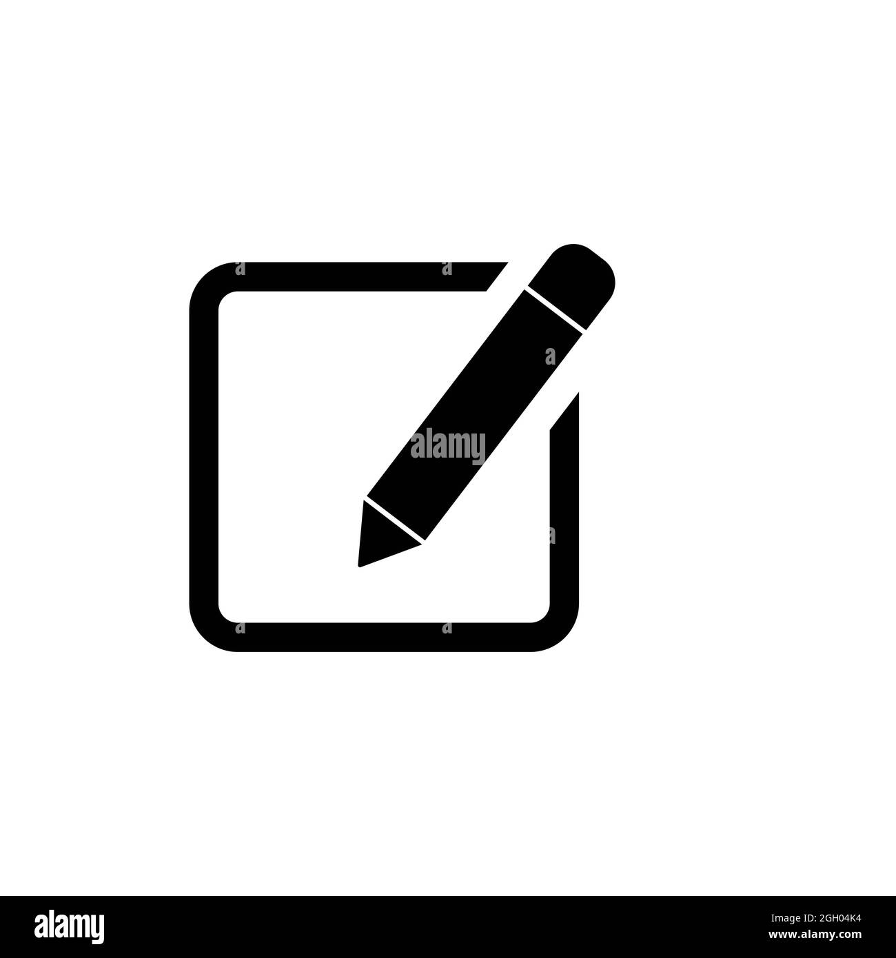Edit pencil pen icon hi-res stock photography and images - Alamy