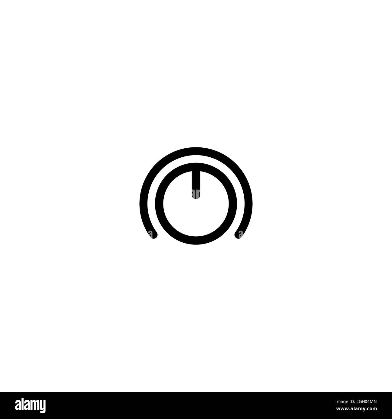 knob icon stock illustration design Stock Photo - Alamy