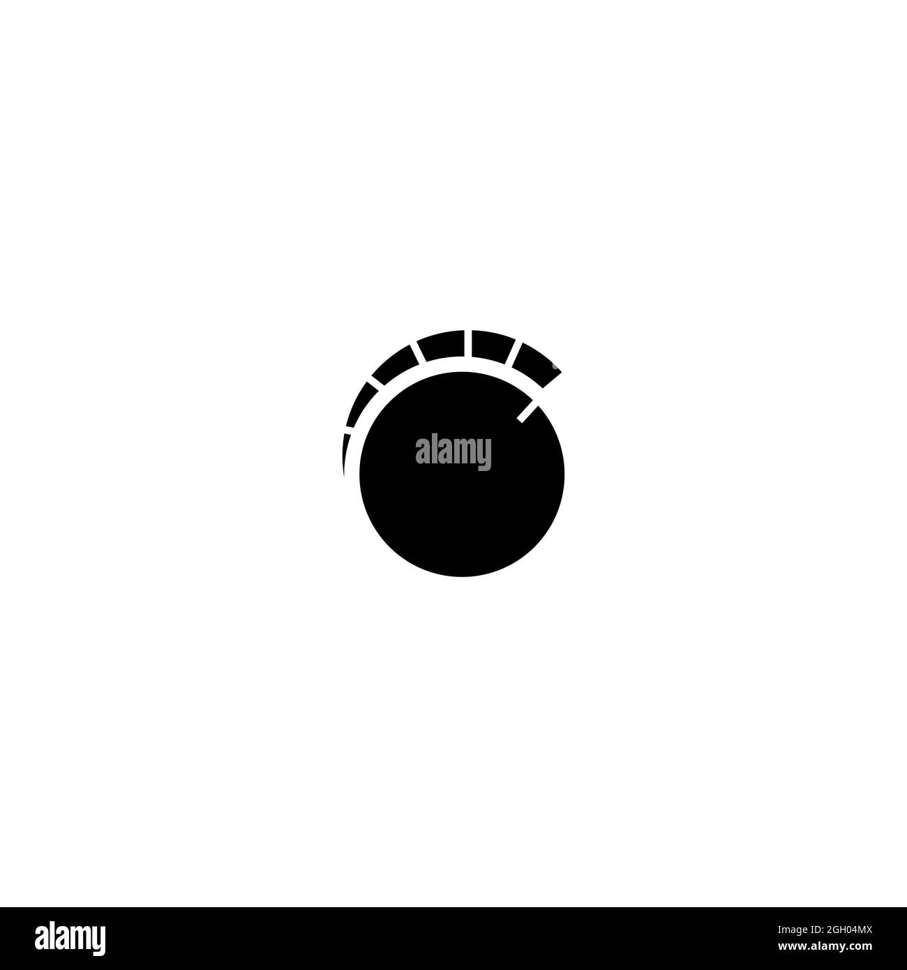 knob icon stock illustration design Stock Photo - Alamy