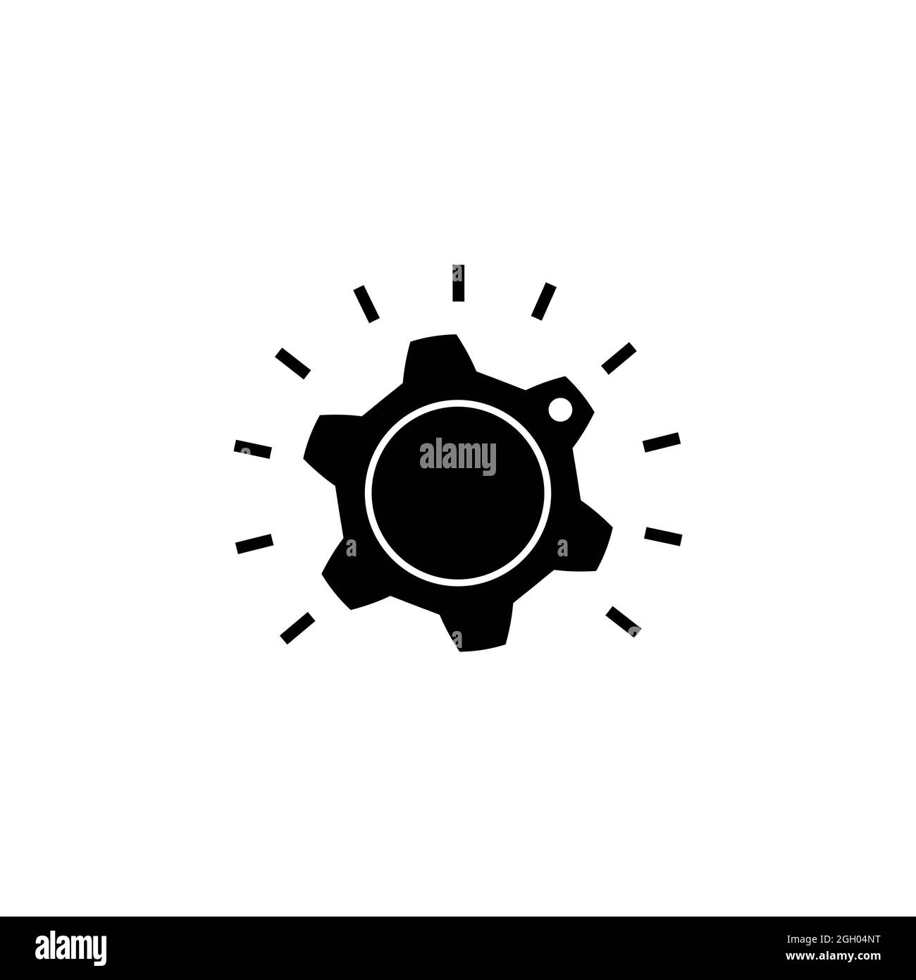 knob icon stock illustration design Stock Photo - Alamy