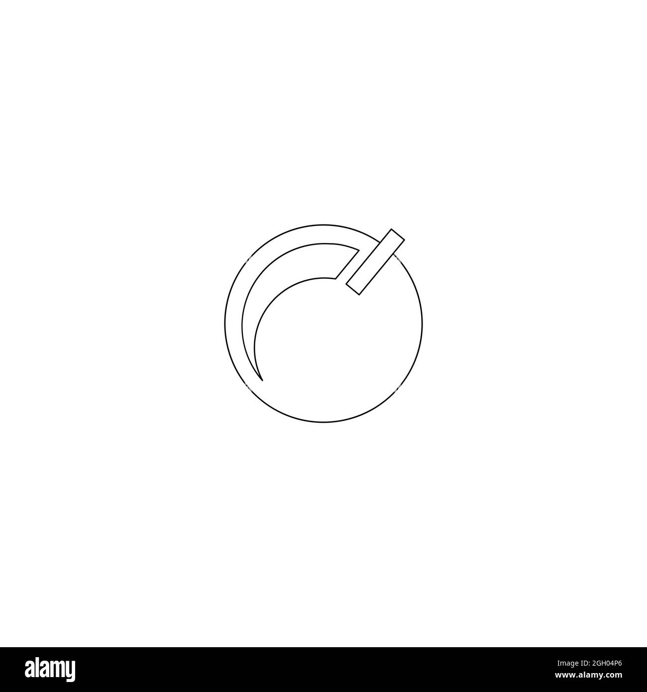 knob icon stock illustration design Stock Photo - Alamy