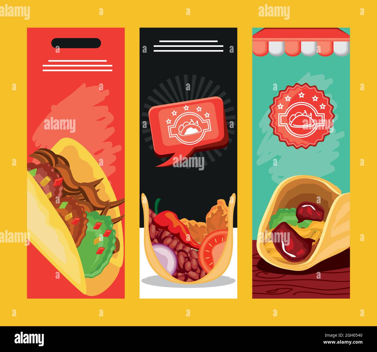 taco day banners Stock Vector Image & Art - Alamy