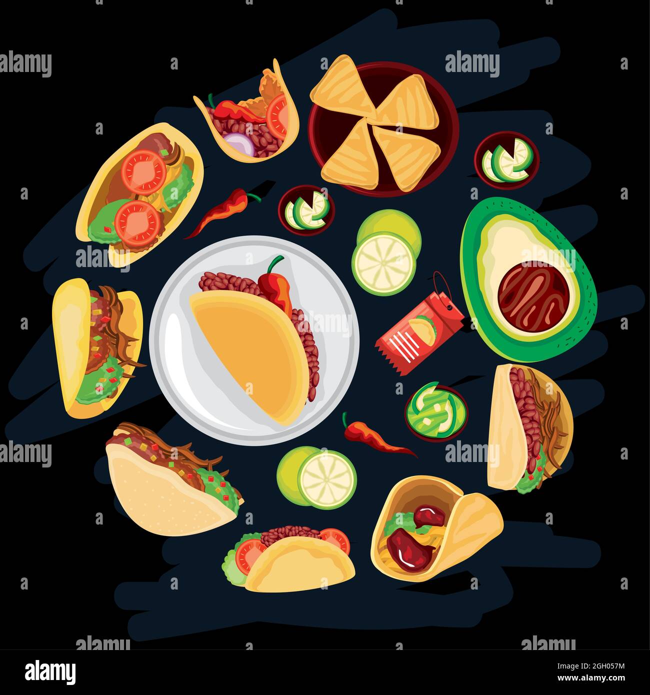 Nacho day Stock Vector Images - Alamy