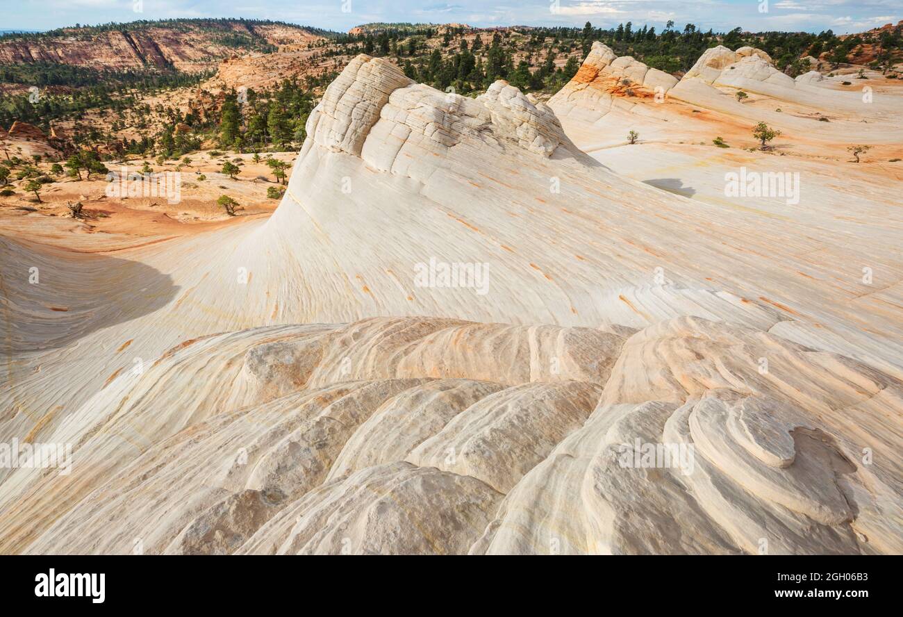 Sandstone formations in Utah, USA. Beautiful Unusual landscapes Stock ...
