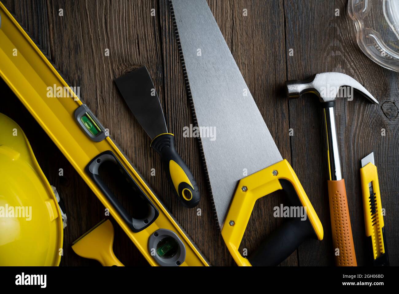 Carpenters level tools hi-res stock photography and images - Alamy