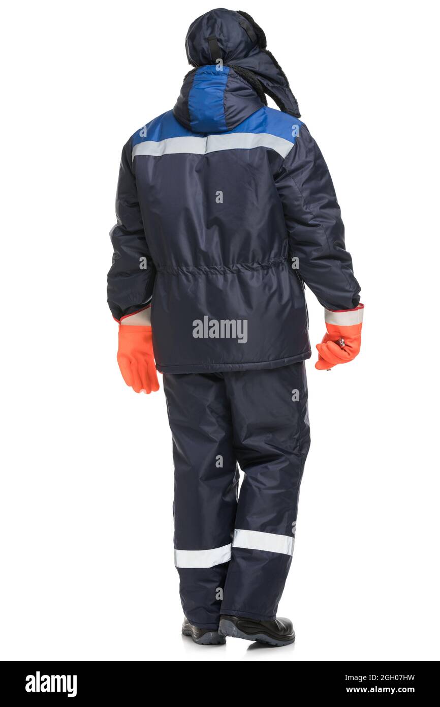 Blue workwear jacket hi-res stock photography and images - Alamy