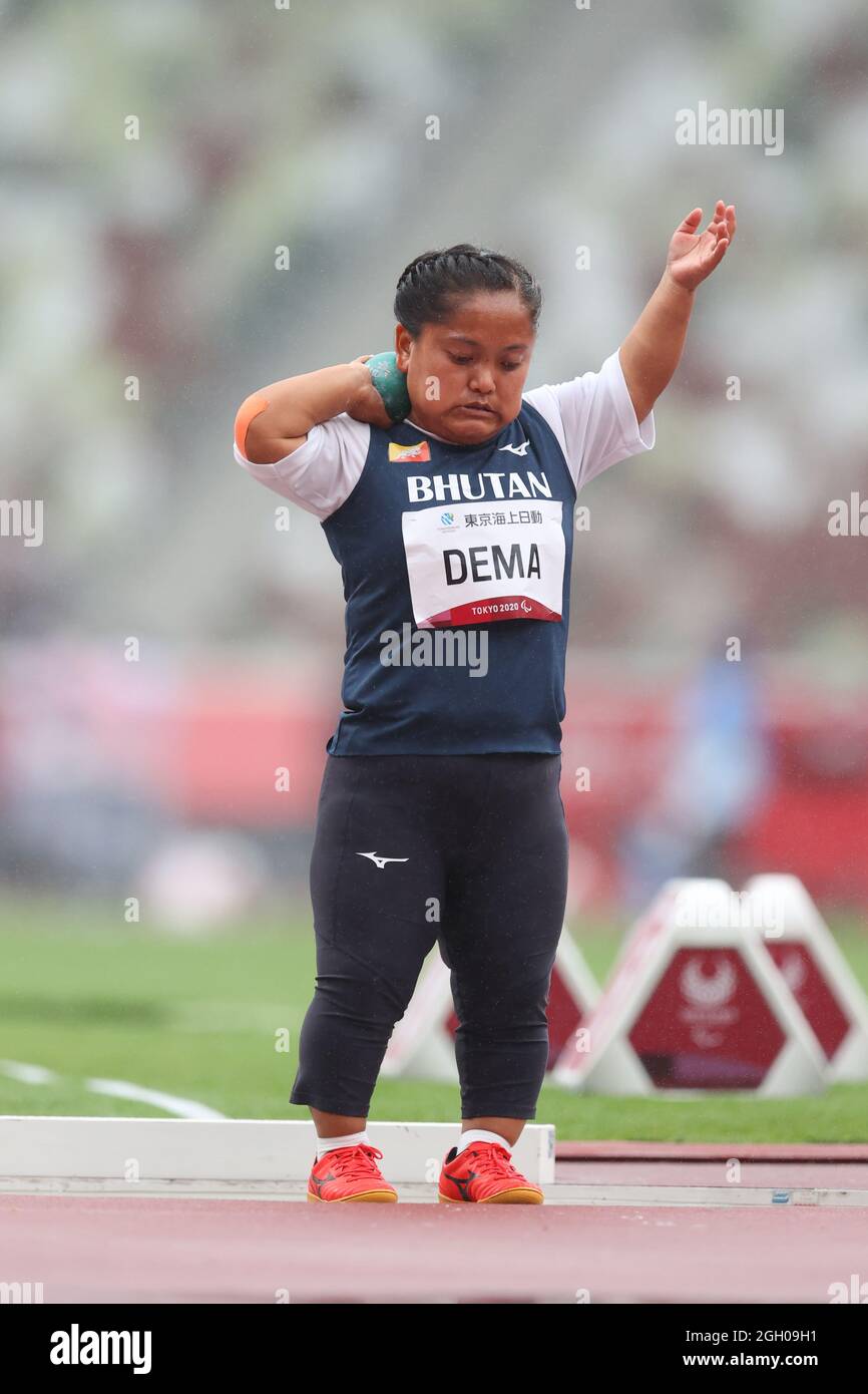 Tokyo, Japan. 4th Sep, 2021. Chimi Dema (BHU) Athletics : Women's Shot ...