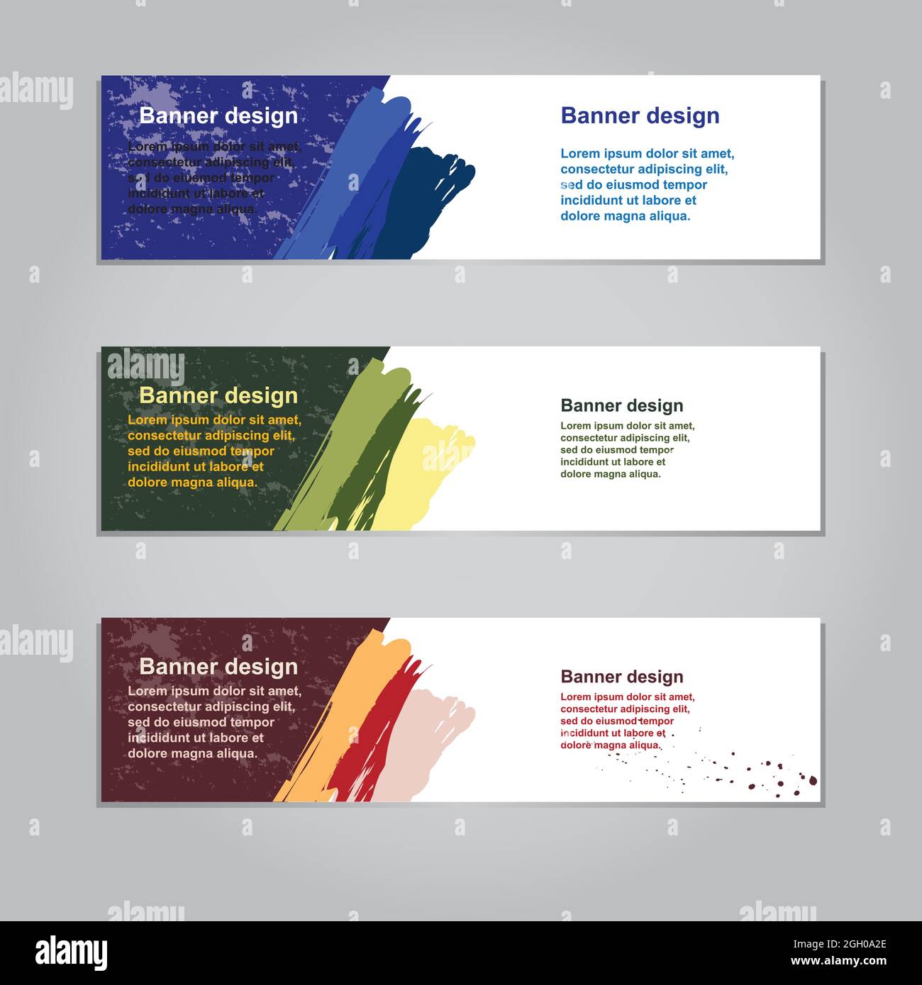 Vector abstract geometric design banner web template Stock Vector Image ...