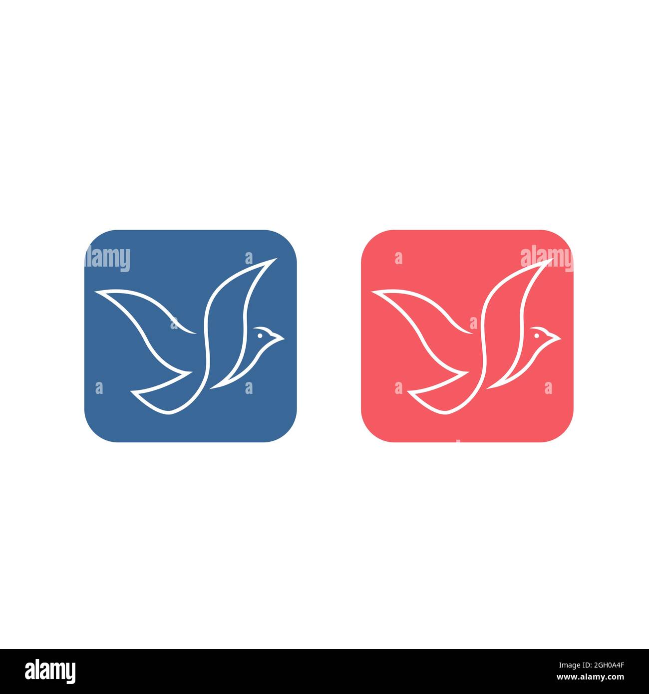 flying bird logo fly birds graphic template vector illustration for ...