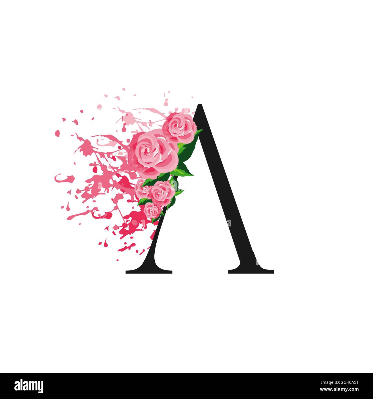 Rose letter Cut Out Stock Images & Pictures - Alamy