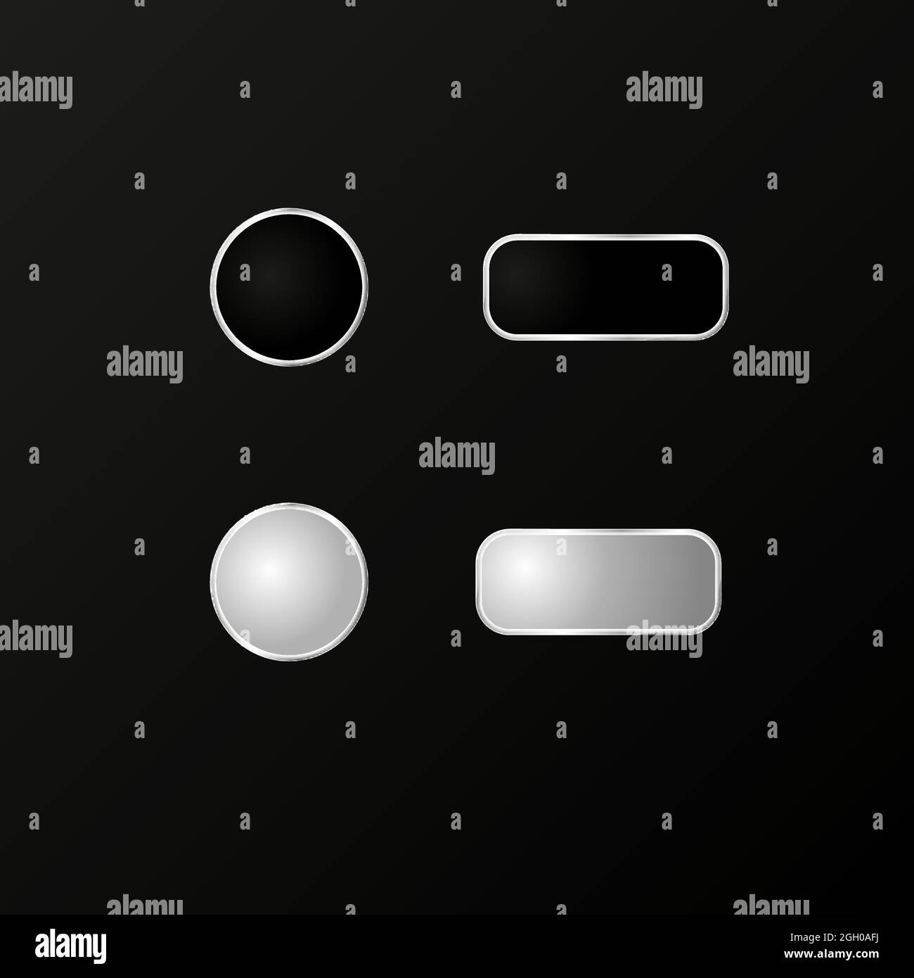 Buttons for the phone. A realistic model. Vector. EPS 10 Stock Vector ...