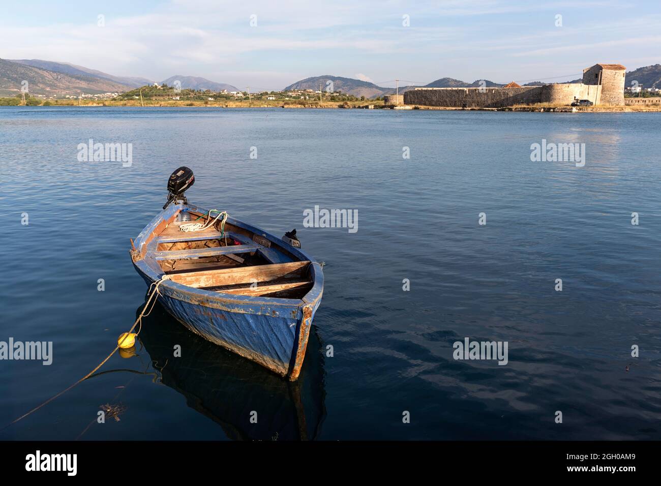 Traditional albanian fishing boat hi-res stock photography and images ...