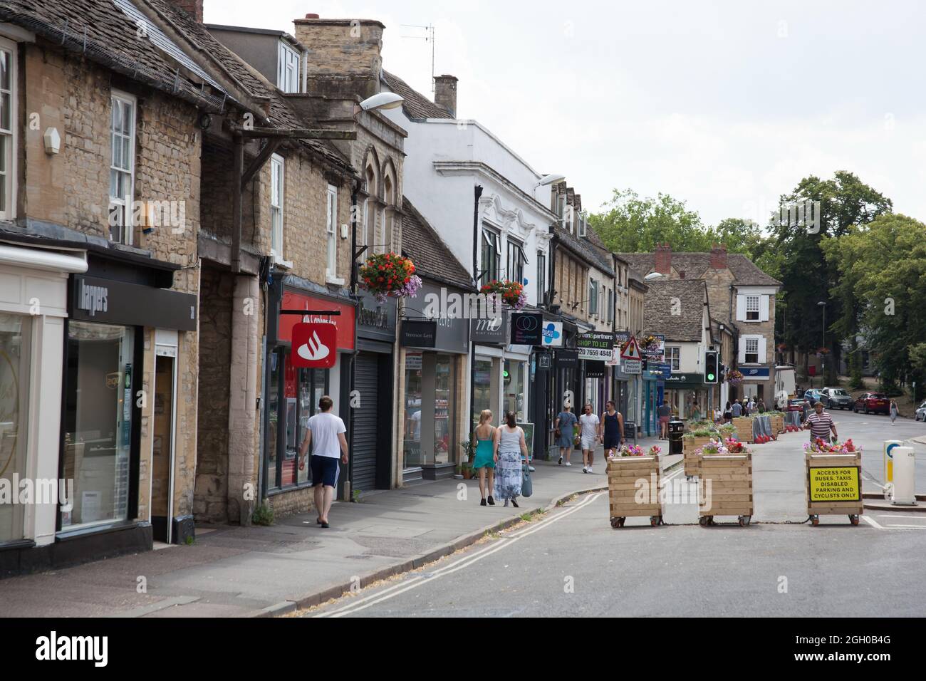 Views of The High Street and Market Square in Witney, Oxfordshire in ...
