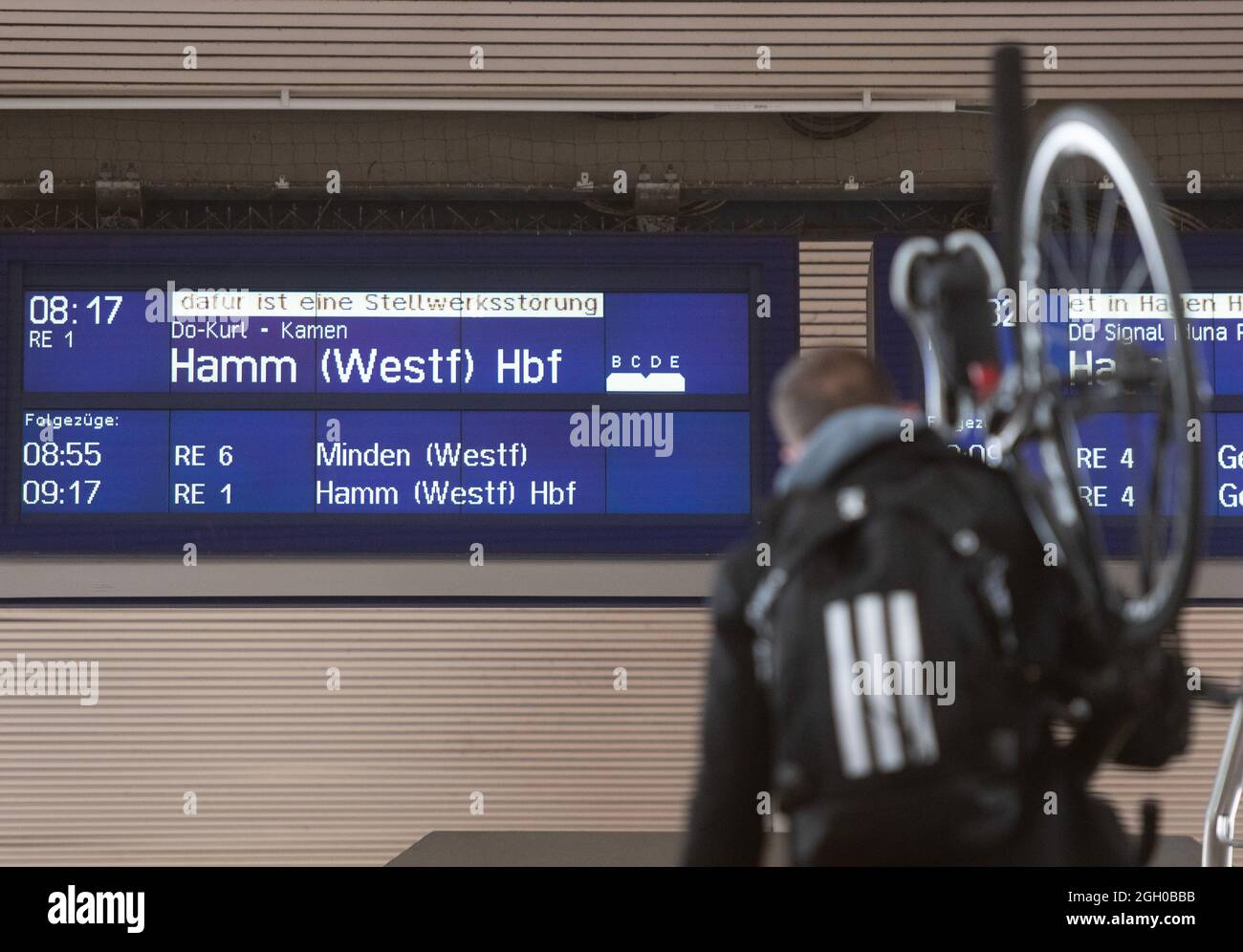 Dortmund, Germany. 04th Sep, 2021. Delay due to a signal box ...