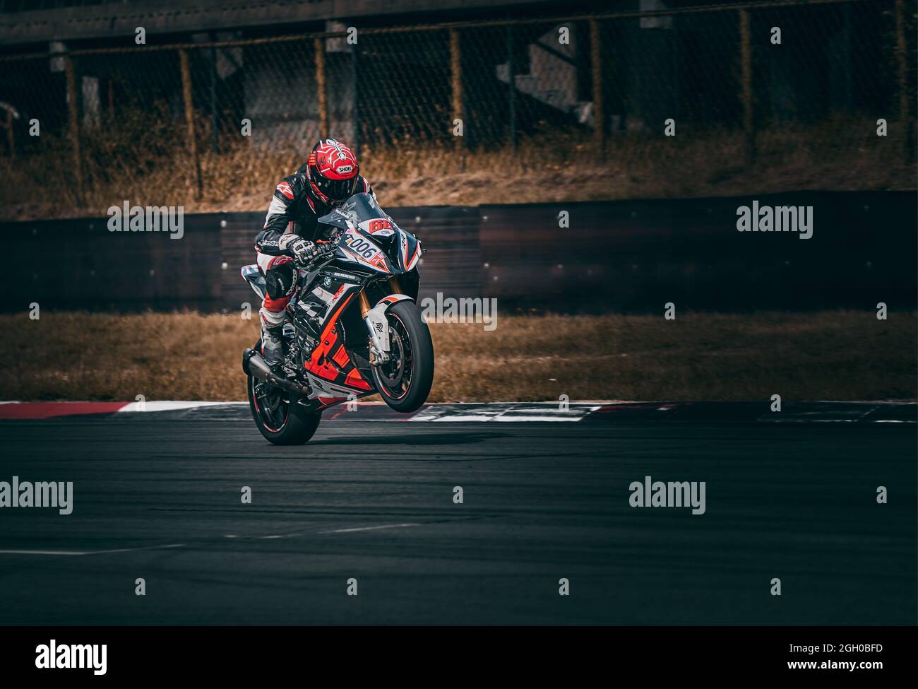 10-05-2021 Lithuania, Kaunas Moto rider, Motorcyclist rides at fast sport bike Stock Photo - Alamy