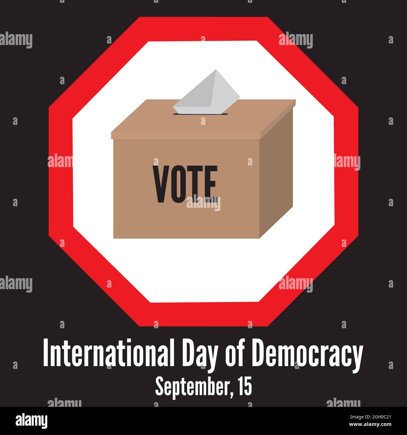 Vote for justice and democratic ruling. International Day of Democracy ...