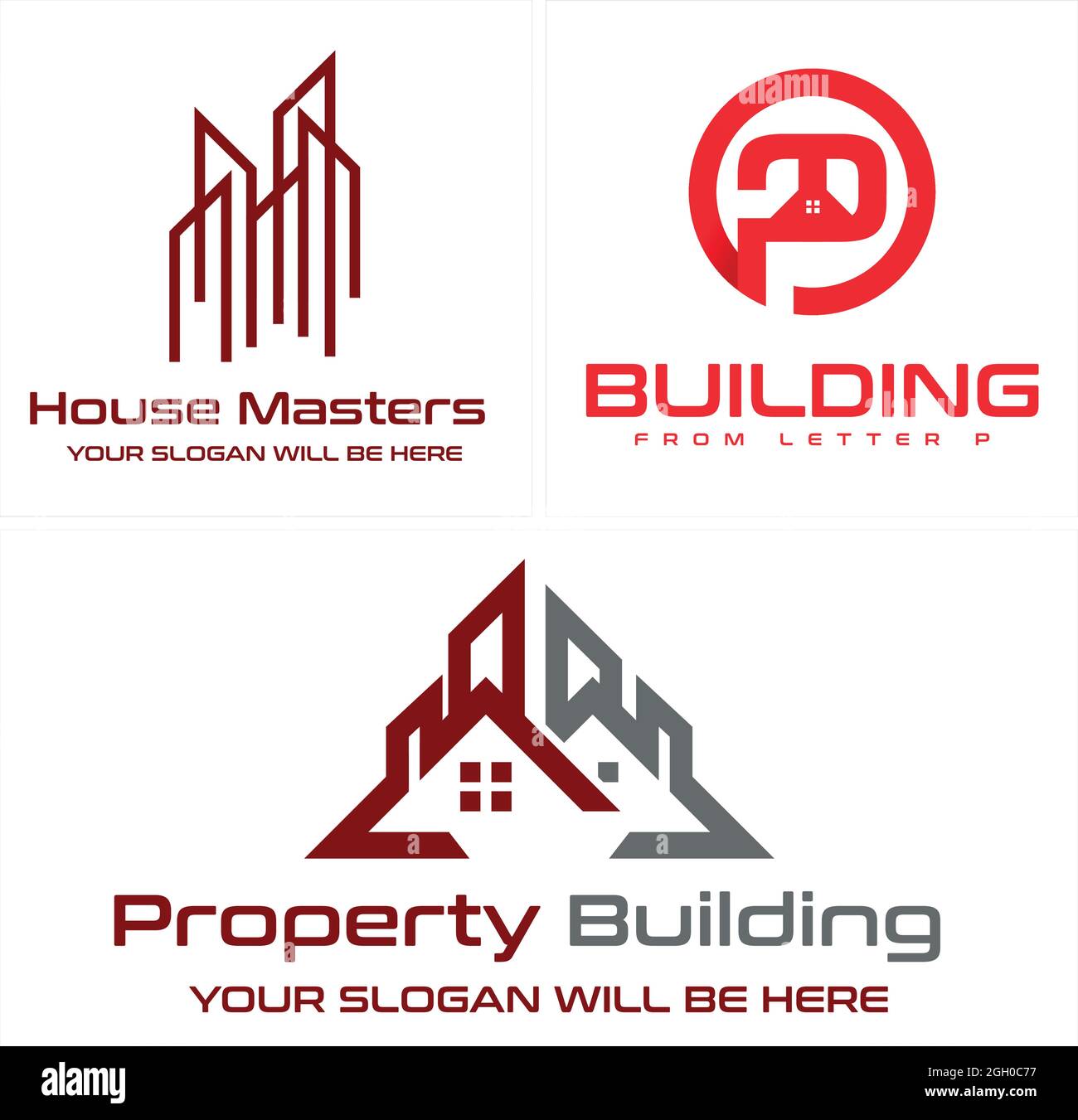 Home property building logo design Stock Vector Image & Art - Alamy