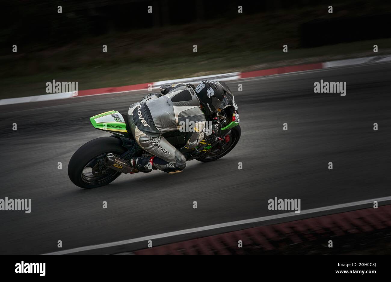 10-05-2021 Lithuania, Kaunas MotoGP rider, Motorcyclist rides at fast sport bike Stock Photo - Alamy