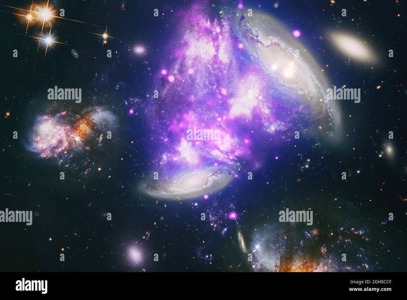 shinny blue star particle motion on black background, starlight nebula ...