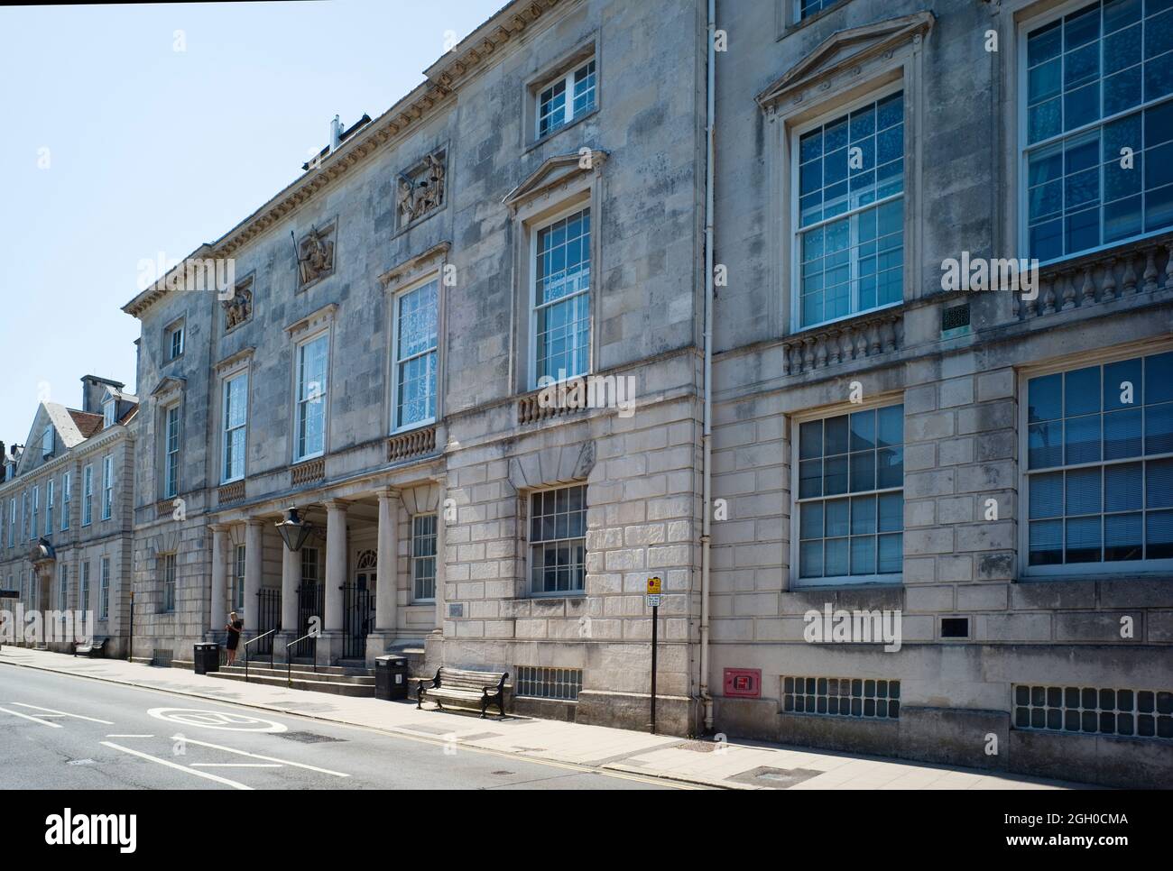 Exterior of Lewes Crown Court building Stock Photo - Alamy