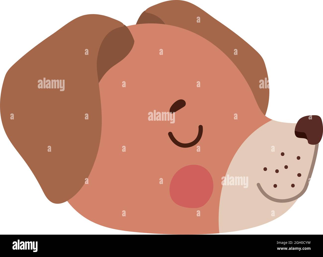 pup face representation Stock Vector Image & Art - Alamy