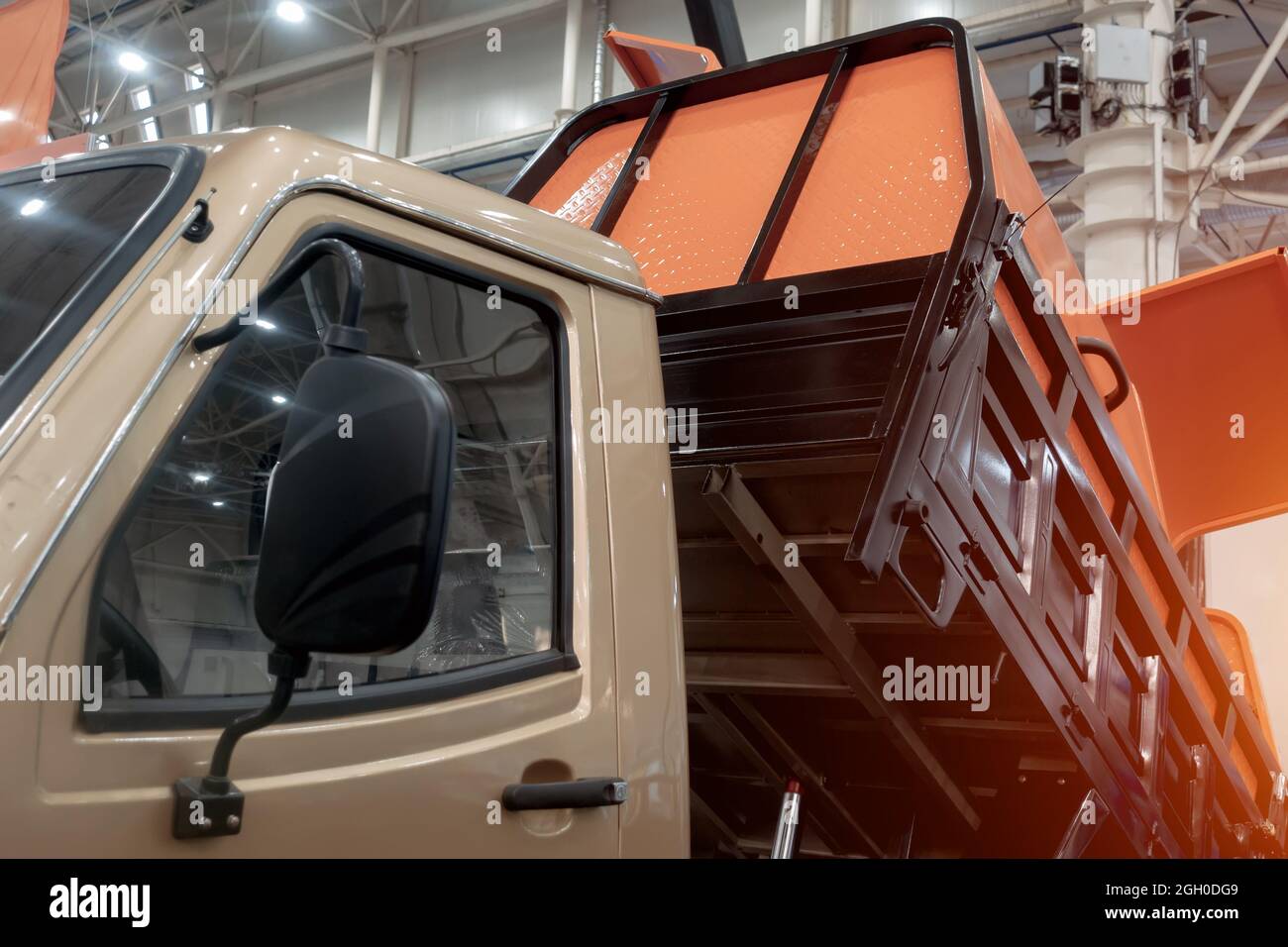 Red car for garbage collection Stock Photo - Alamy