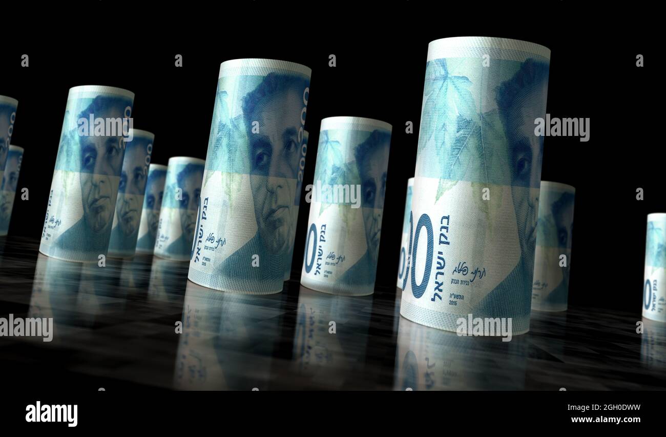 Shekel banknotes hi-res stock photography and images - Alamy