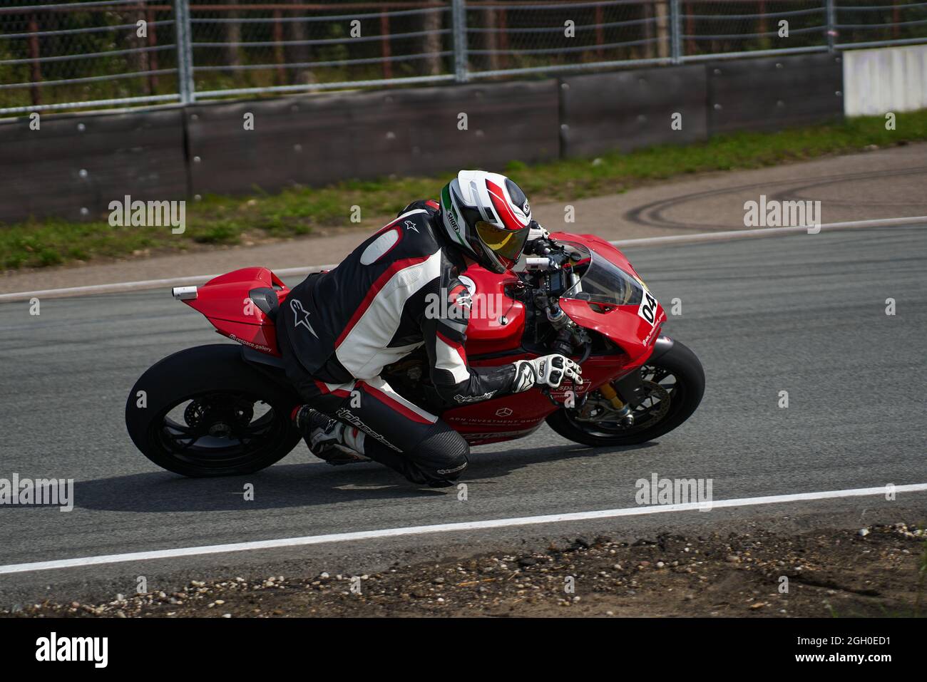 10-05-2021 Lithuania, Kaunas MotoGP rider, Motorcyclist rides at fast sport bike Stock Photo - Alamy