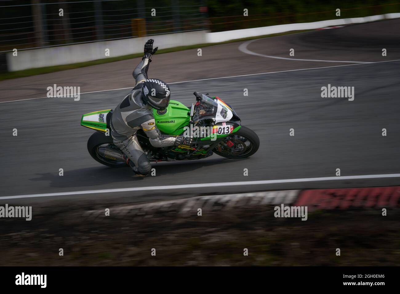 10-05-2021 Lithuania, Kaunas MotoGP rider, Motorcyclist rides at fast sport bike Stock Photo - Alamy