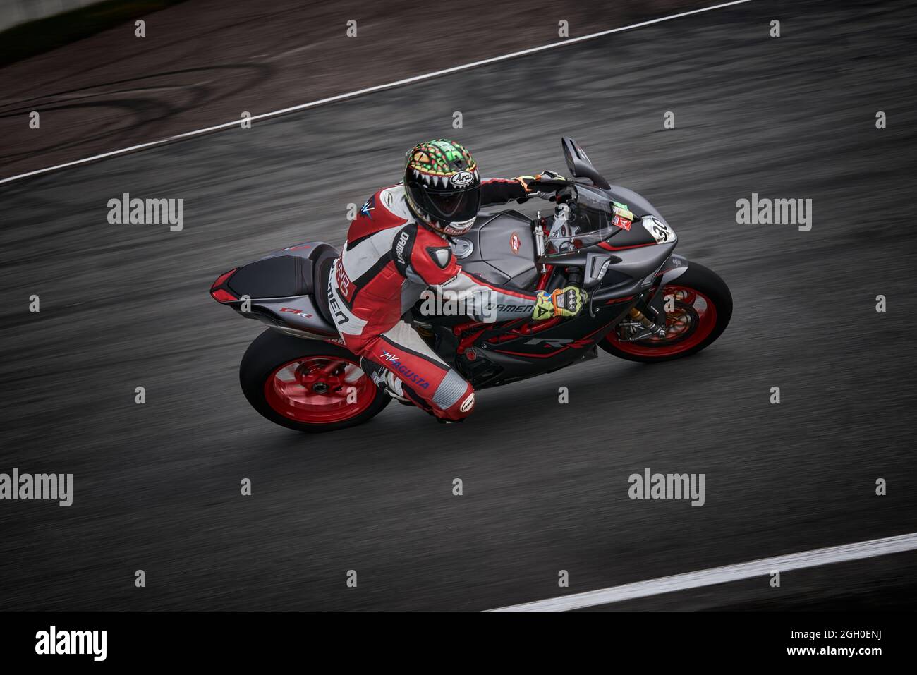 10-05-2021 Lithuania, Kaunas MotoGP rider, Motorcyclist rides at fast sport bike Stock Photo - Alamy