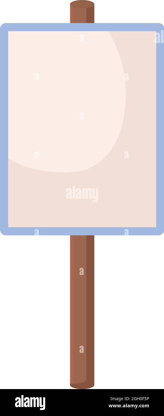 sign on a stick Stock Vector Image & Art - Alamy