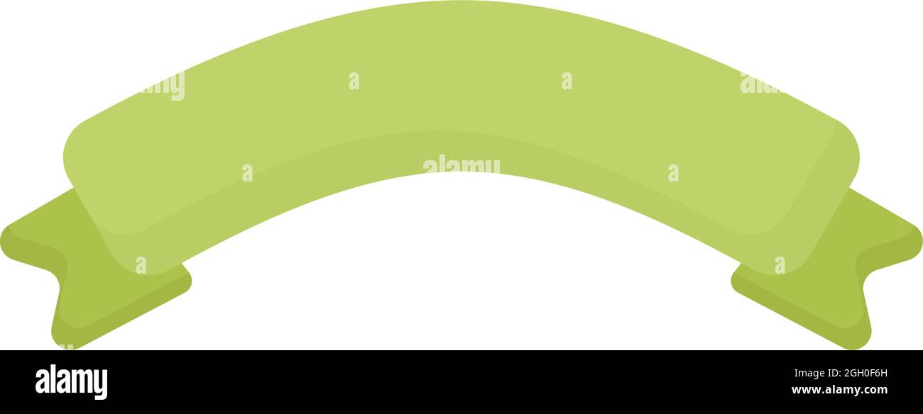 green ribbon design Stock Vector Image & Art - Alamy