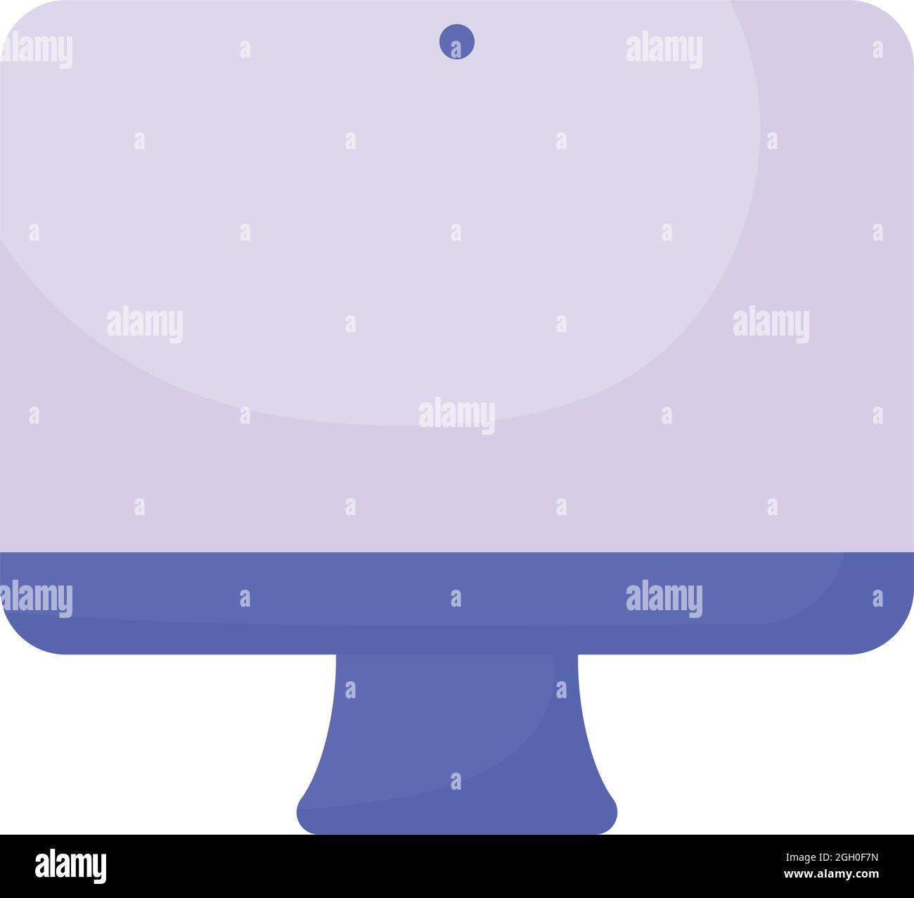 purple screen monitor Stock Vector Image & Art - Alamy