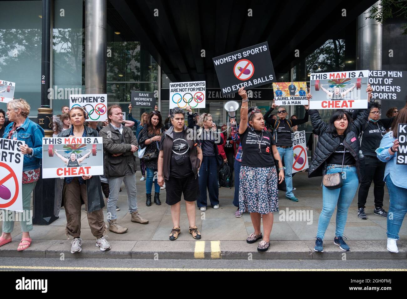 Months before the Tokyo 2021 Olympics, a group of Terfs outside The ...