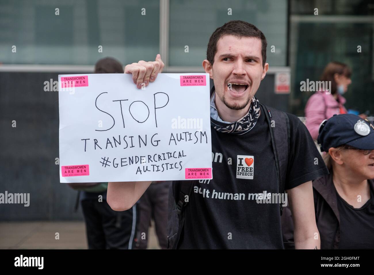 Months before the Tokyo 2021 Olympics, a group of Terfs outside The ...