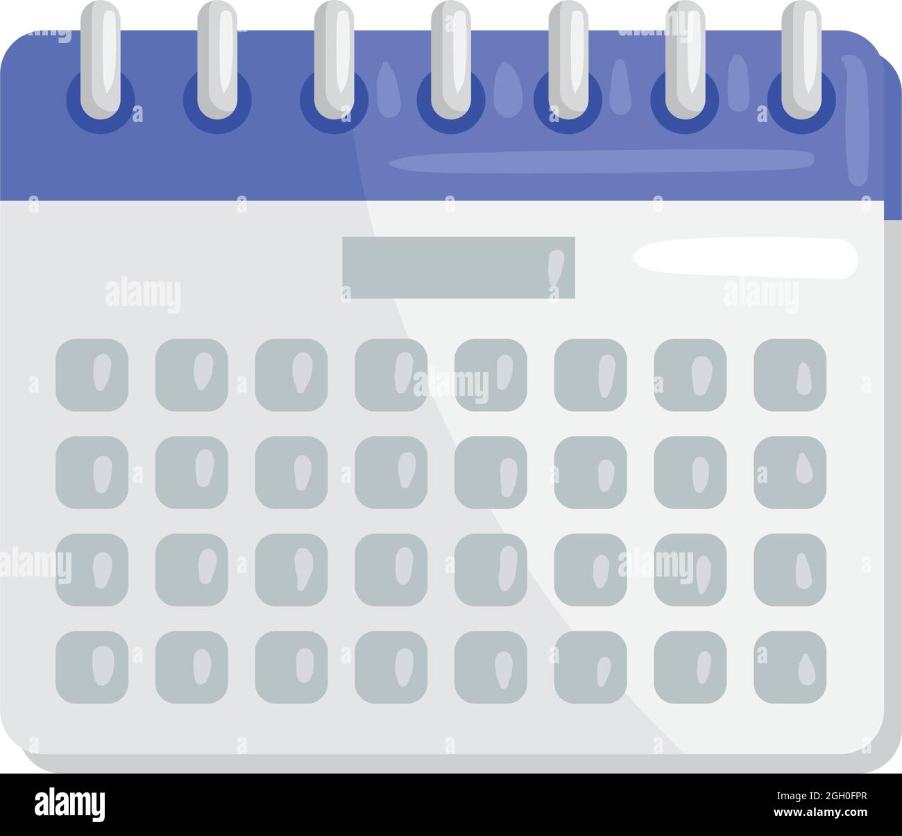 blue month calendar Stock Vector Image & Art - Alamy