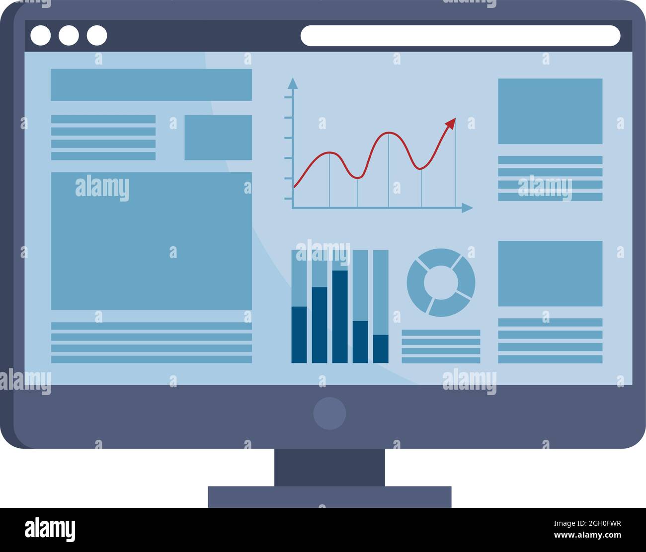 analytics in computer Stock Vector Image & Art - Alamy