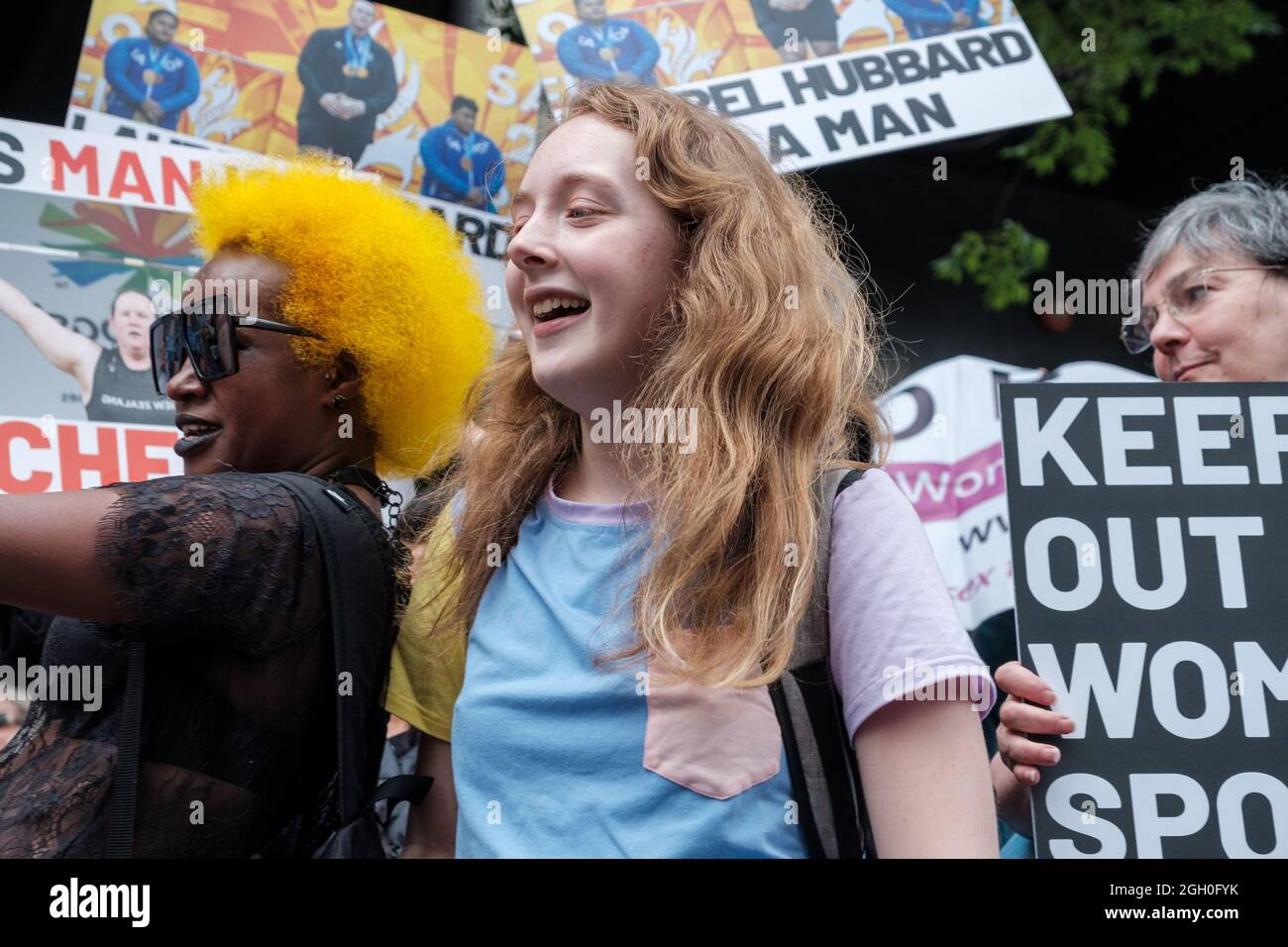 Months before the Tokyo 2021 Olympics, a group of Terfs outside The ...