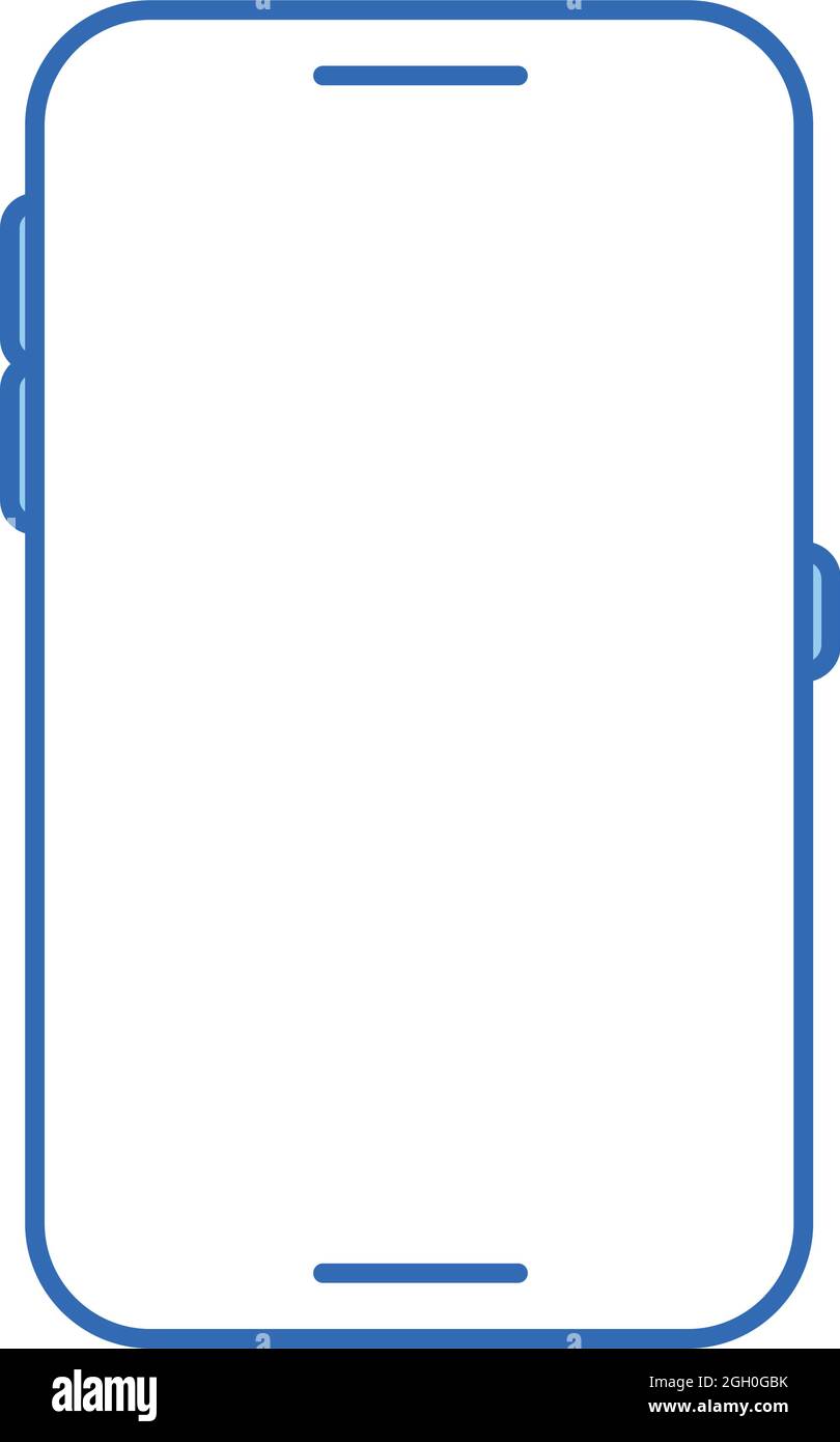 blue cellphone design Stock Vector Image & Art - Alamy