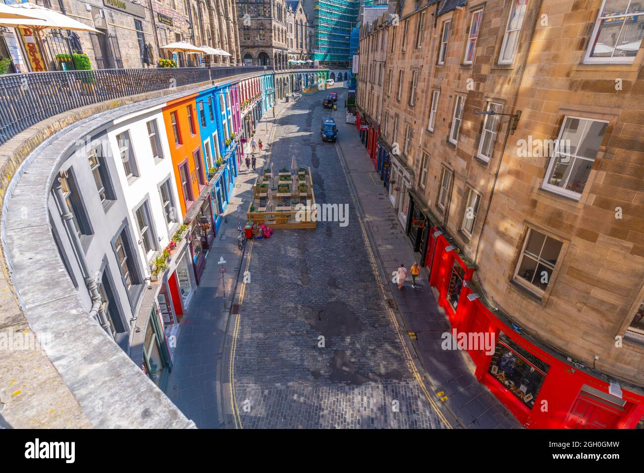 Edinburgh victoria terrace hi-res stock photography and images - Alamy