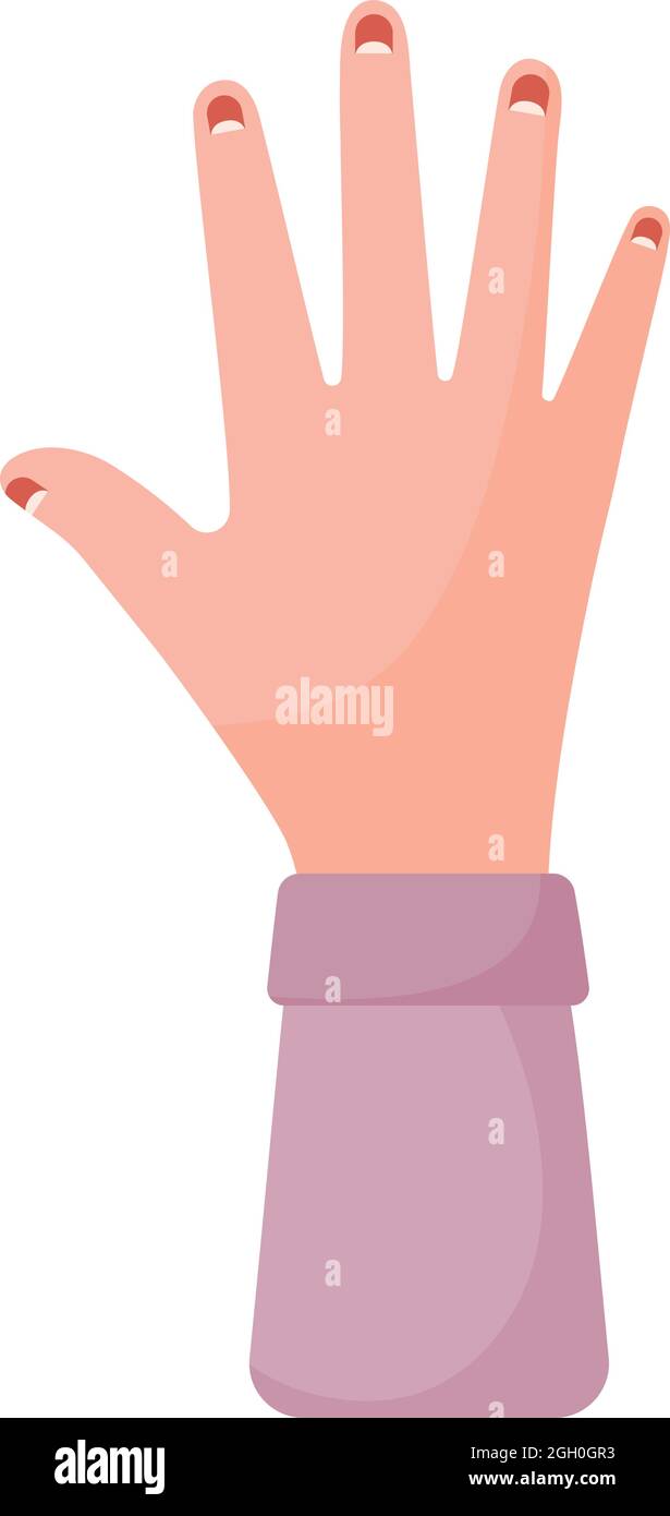 woman hand representation Stock Vector Image & Art - Alamy