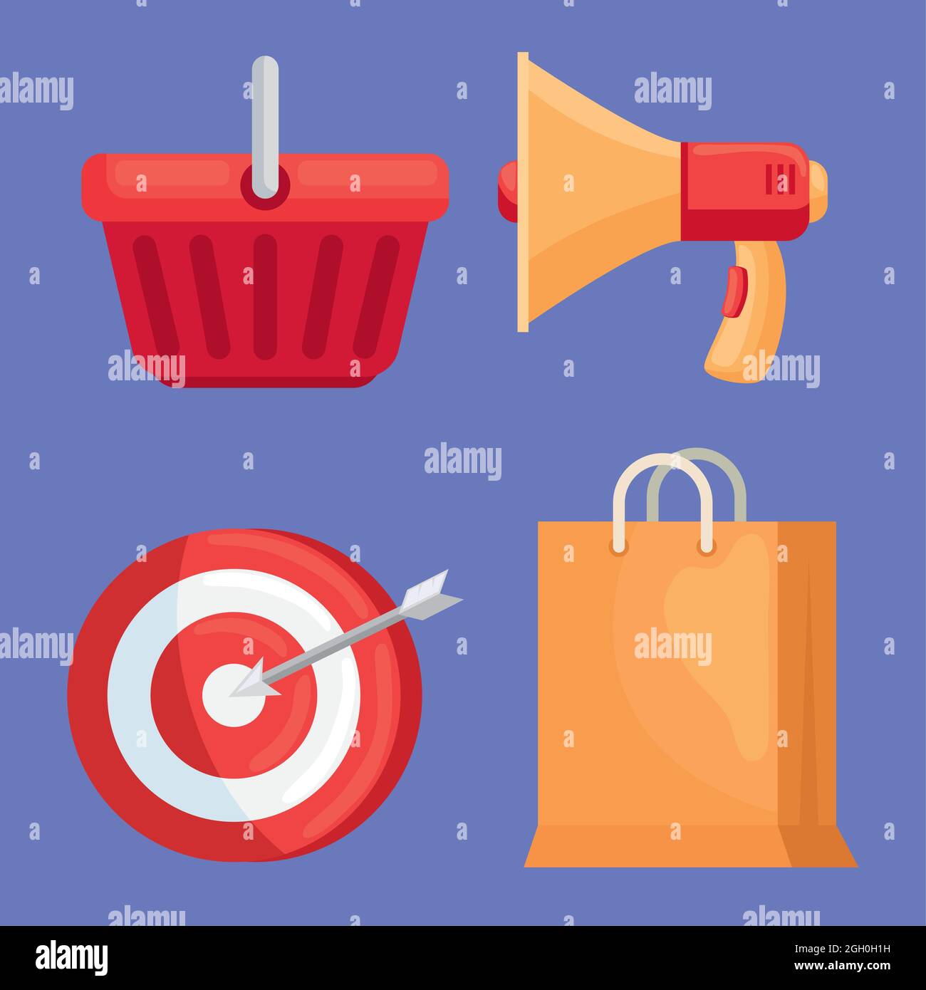 Marketing symbol set Stock Vector Image & Art - Alamy