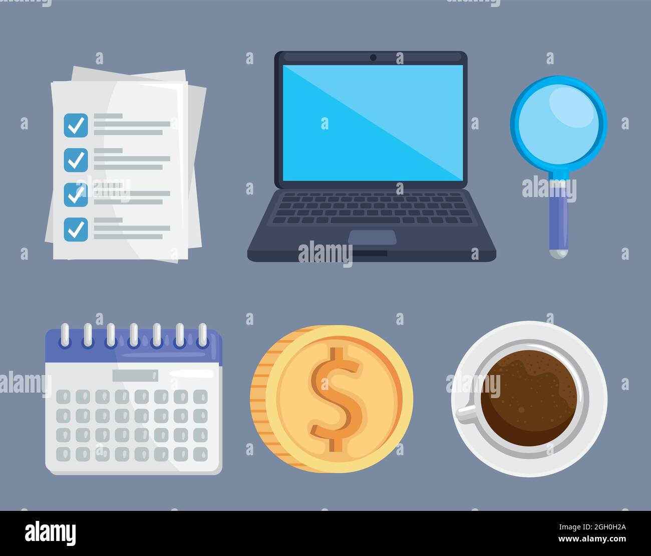 audit symbol set Stock Vector Image & Art - Alamy