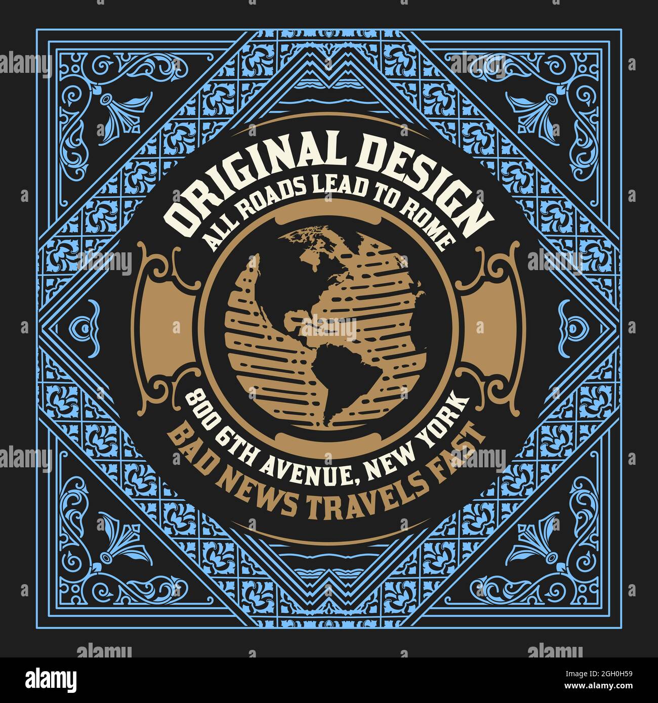 Western card with vintage style Stock Vector Image & Art - Alamy