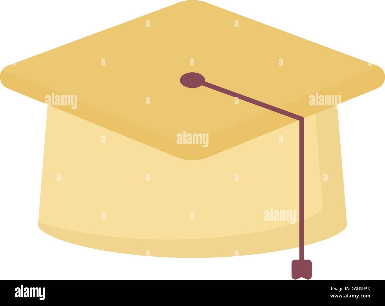 yellow graduate hat Stock Vector Image & Art - Alamy