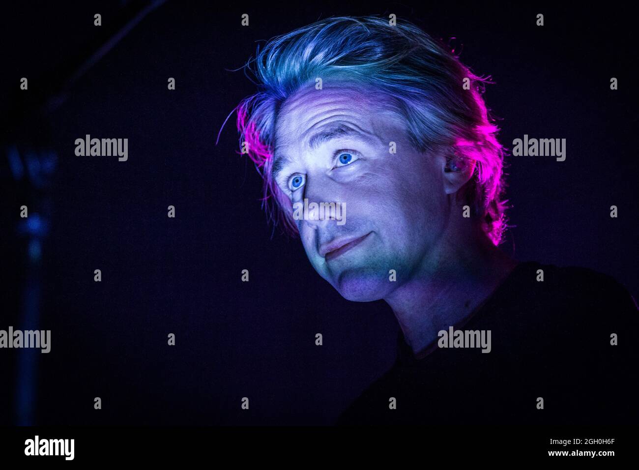 Copenhagen, Denmark. 03rd Sep, 2021. The Danish band Mew performs a ...