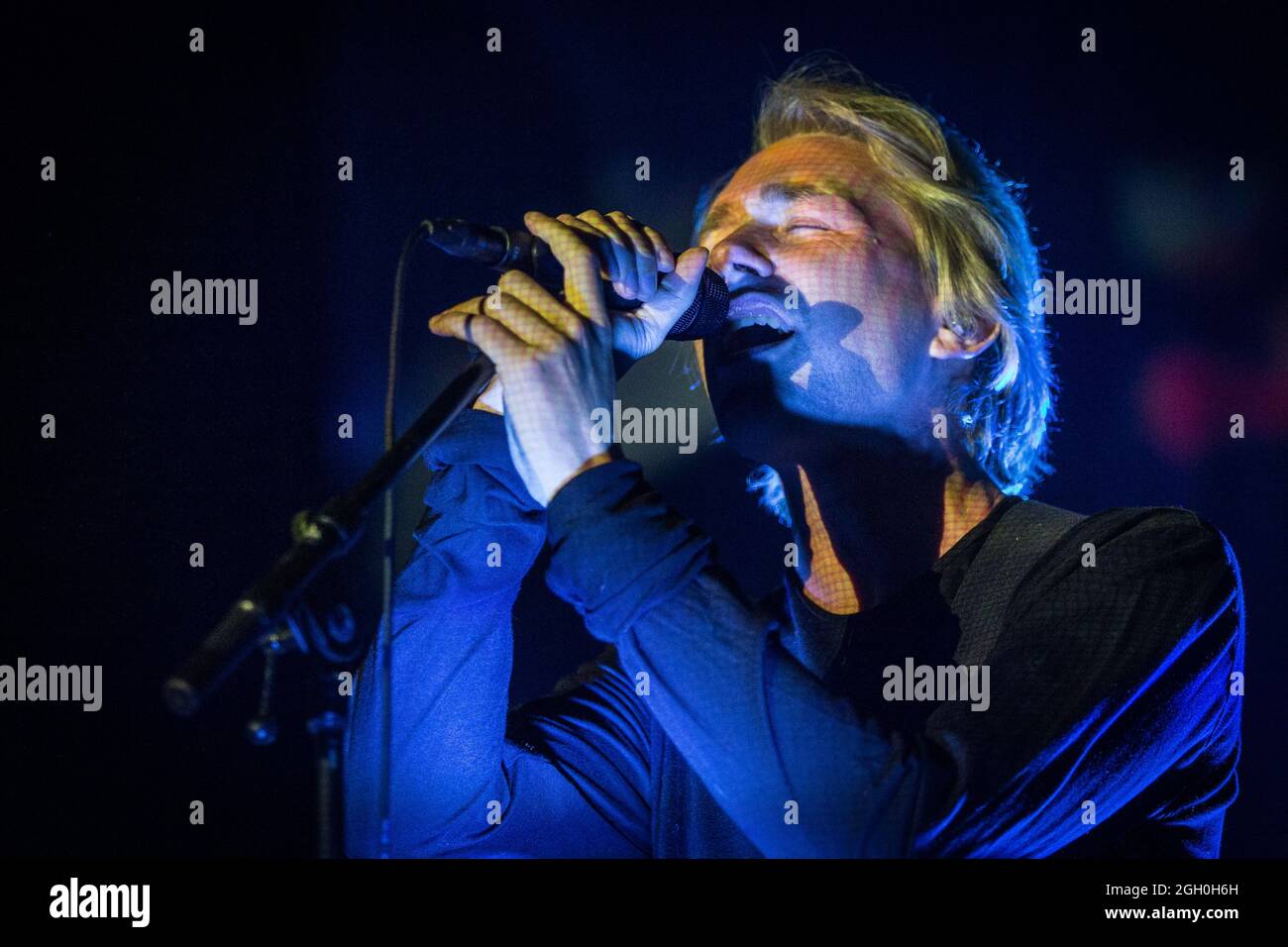 Copenhagen, Denmark. 03rd Sep, 2021. The Danish band Mew performs a ...