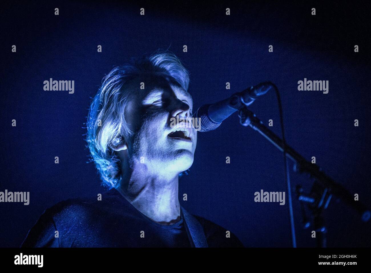 Copenhagen, Denmark. 03rd Sep, 2021. The Danish band Mew performs a ...