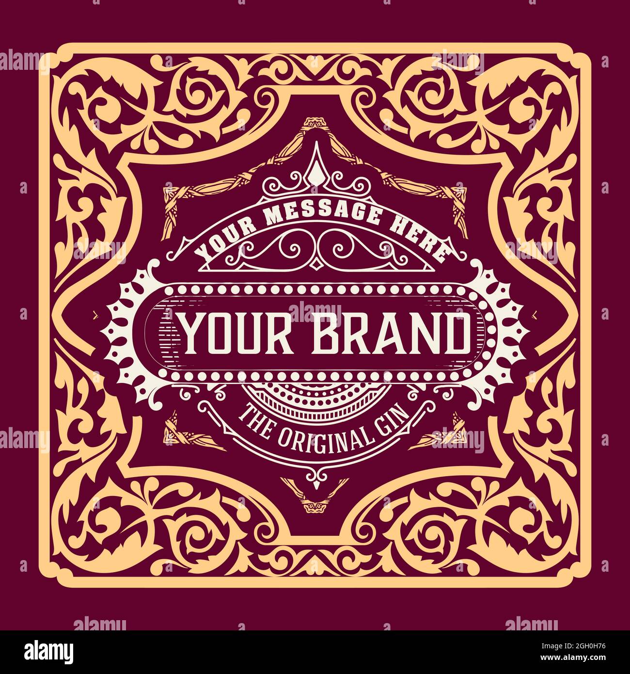 Western card with vintage style Stock Vector Image & Art - Alamy