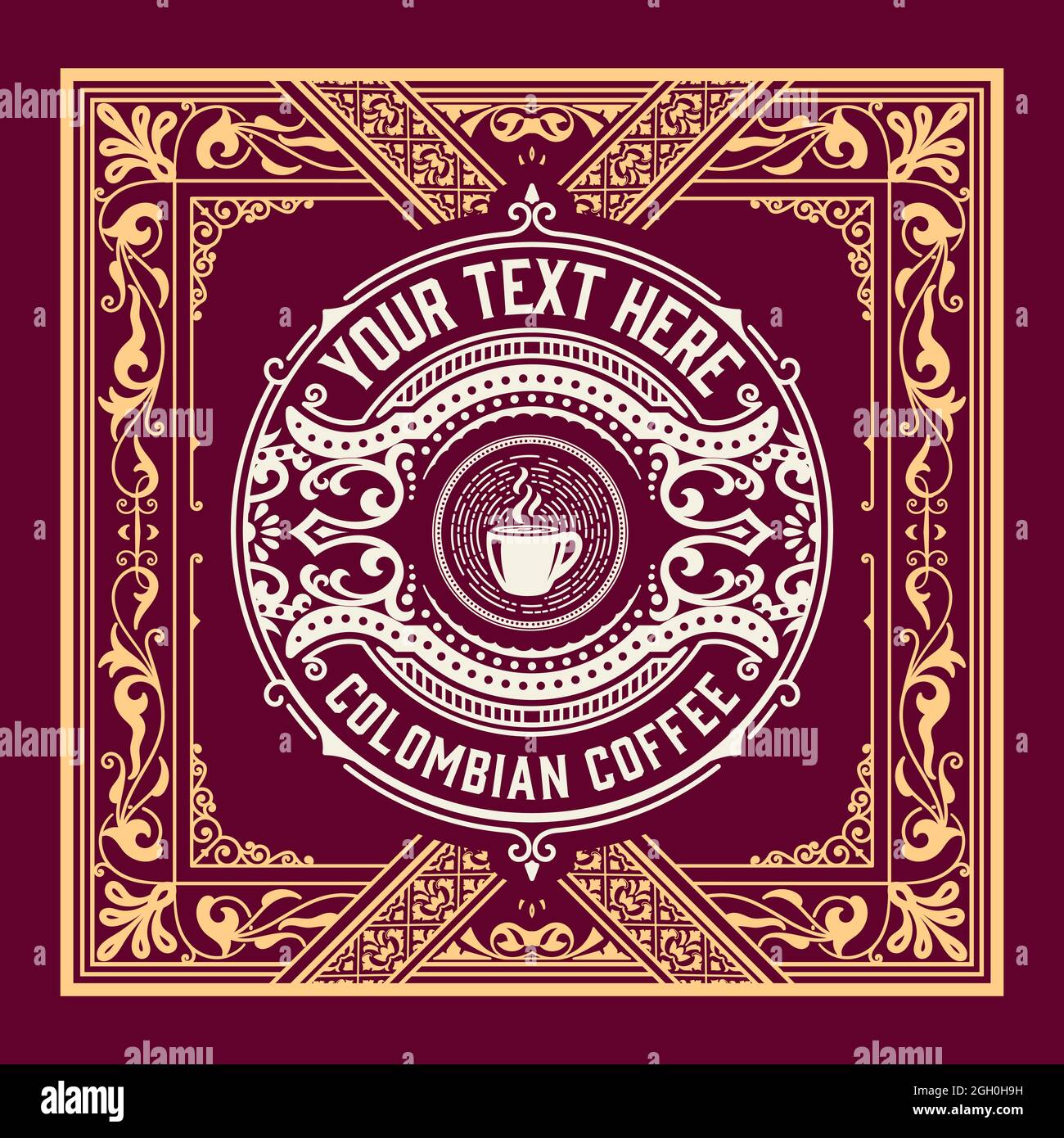 Vector, Coffee Shop label for cafe business Stock Vector Image & Art ...